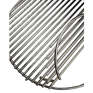 soldbbq 18 1/2" Dia, 8MM Stainless Steel Round Grid Single Side Hinged Cooking Grate Replacement for Large Big Green Egg, Char-Griller,Kamado Joe,Vision Grill VGKSS-CC2, B-11N1A1-Y2A Gas Grill
