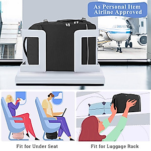 Sinaliy Personal Item Backpack, 40L Large Travel Backpack for Women Men, Waterproof Carry on Backpack for College, Business, Work