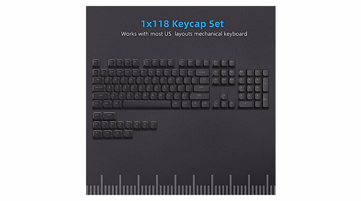XVX Low Profile Black Keycaps - Premium Gaming Experience