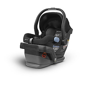 UPPAbaby Cruz V2 Stroller - Emmett (Green Melange/Silver/Saddle Leather) + Mesa Infant Car Seat - Jake (Black)