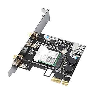 GIGABYTE WIFI 6 GC-WBAX200 (2x2 802.11Ax/ Dual Band WiFi/ Bluetooth 5/ PCIe Expansion Card)
