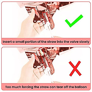 KatchOn, Bride Balloons Rose Gold Set - 16 Inch, Pack of 15 | Rose Gold Bride Balloon, Latex Balloons | Bride Balloons Bachelorette Party Decorations | Bride Decorations | Bridal Shower Decorations