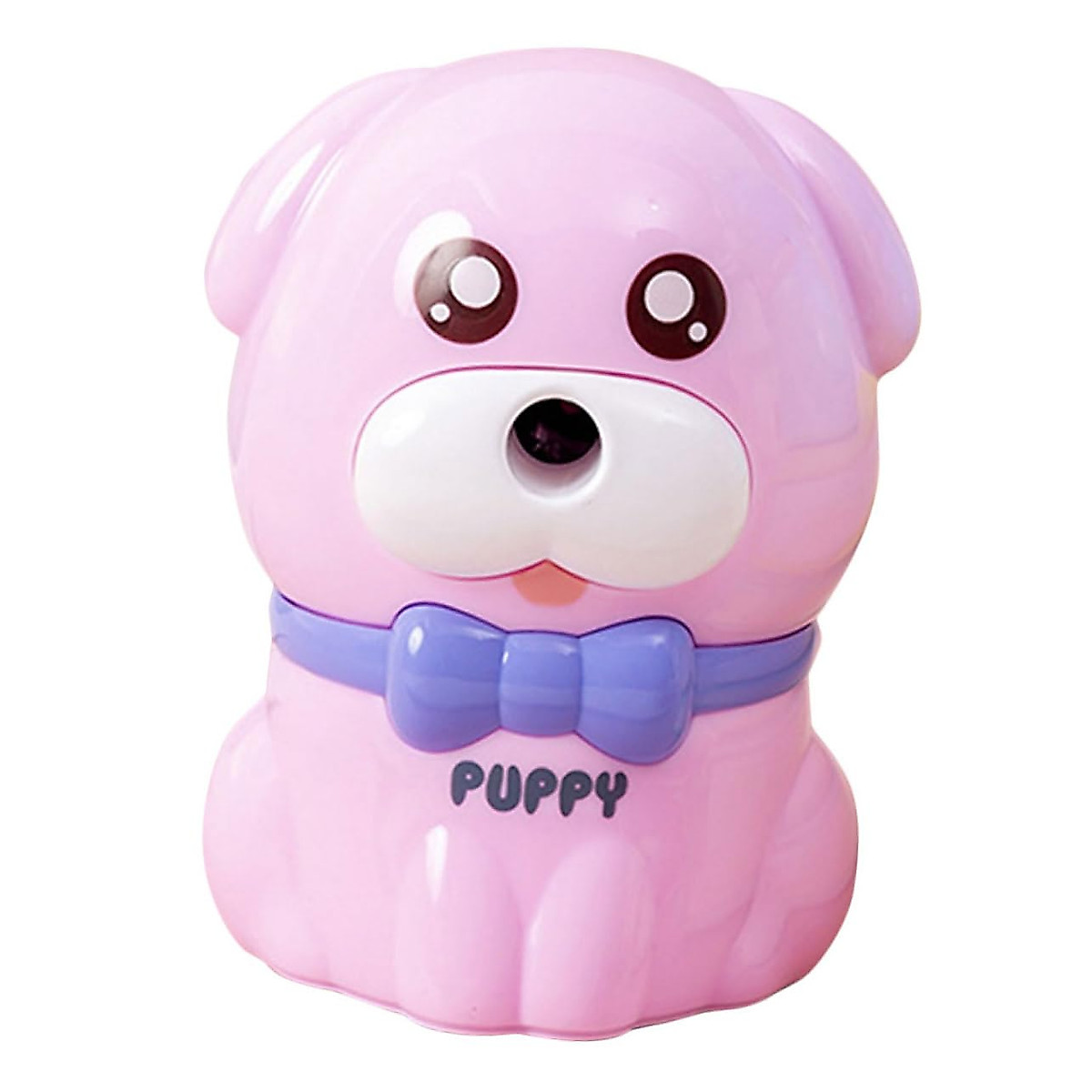STOBOK Puppy Pencil Sharpener for Kids Manual Pencil Sharpener Mini Cute Manual Pencil Cutter for School Supplies Classroom Stationery Accessories, Pink