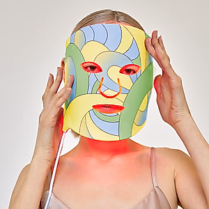 ZUTTA LED Face Mask Light Therapy 3 Color Settings LED Mask Light Therapy