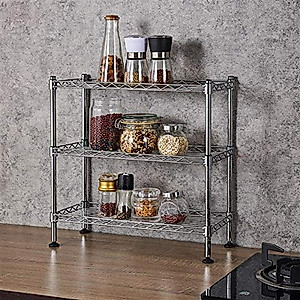 Kitchen Storage Organization Racks Holders or Makeup Organizers 3-Tier