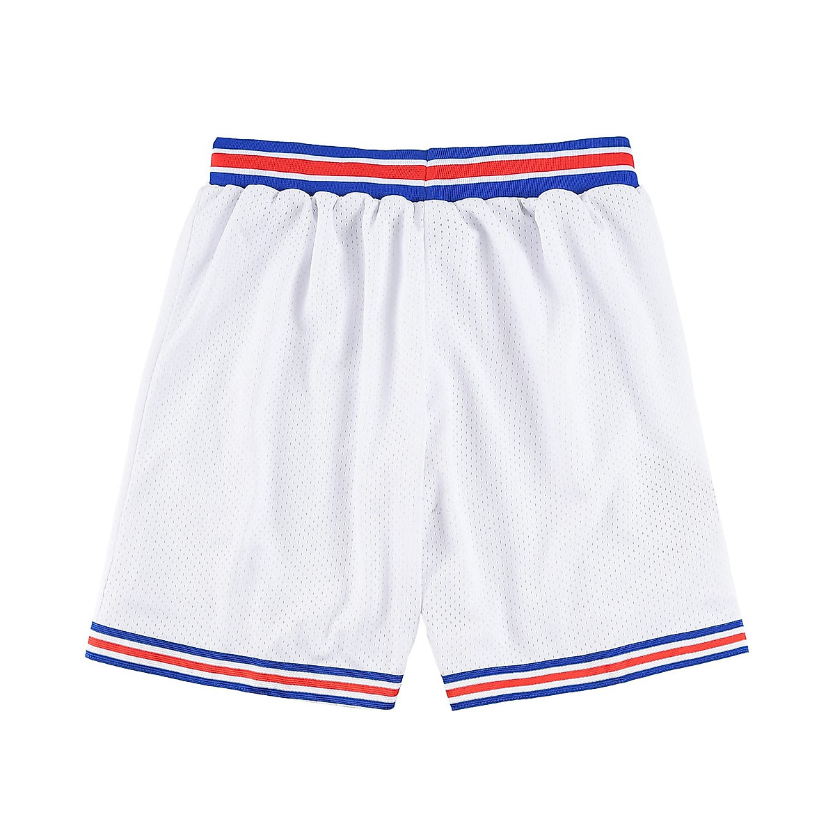 MOWIPOWI Halloween Mens Basketball Shorts Space Movies Sports Shorts 90s Space Mesh Shorts White L