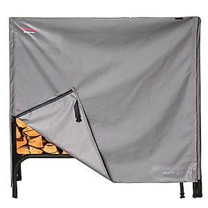 BroilPro Accessories Heavy Duty Vinyl Log Cover, Brown