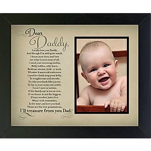 The Grandparent Gift Dear Daddy Picture Frame from Child Sentimental