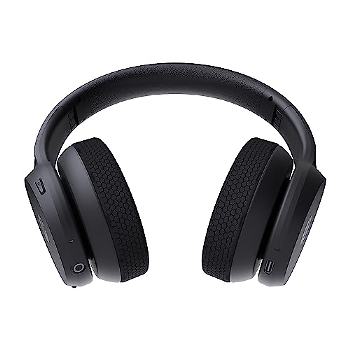 Raycon Fitness Headphones - Wireless Over-Ear-Headphones with 45 Hours of Battery, Active Noise Cancellation, Awareness Mode, 3 Quick Swap Ear Cushions, IPX4 Water Resistance (Black)