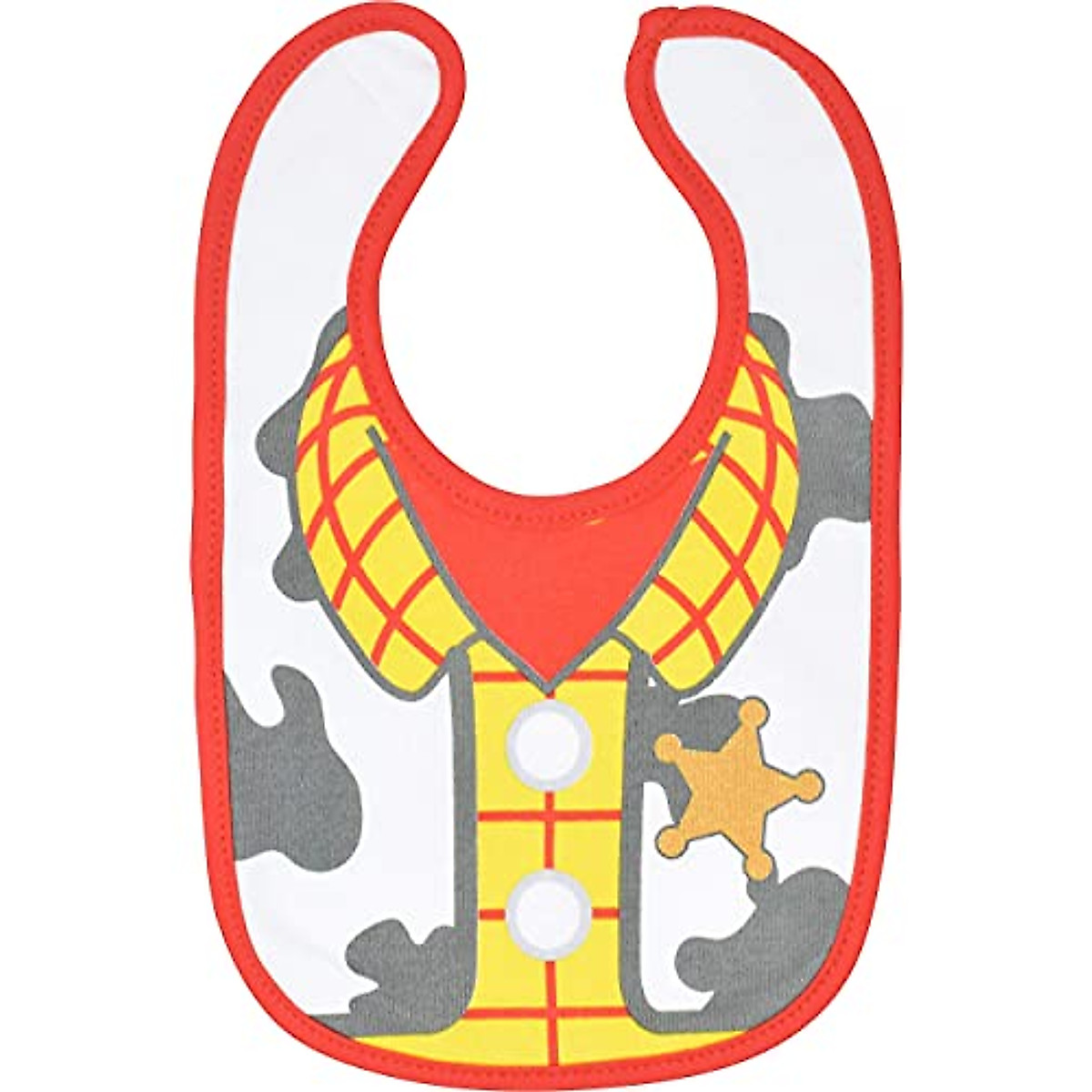 Disney Pixar Baby Boys 6 Pack Bibs Toy Story Incredibles Nemo Monsters Infant