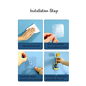 FSSSCPD Hands Free Hair Dryer Holder,Wall Mounted Adjustable Blow Dryer Stand Holder,Self Adhesives No Drilling Hairdryer Stand No Hand,Bathroom Shower Hair Tool Organizer Essential