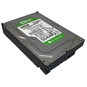 Western Digital Caviar Green WD5000AACS 500GB 5400 to 7200 RPM 16 MB Cache SATA 3.0 Gb/s Hard Drive