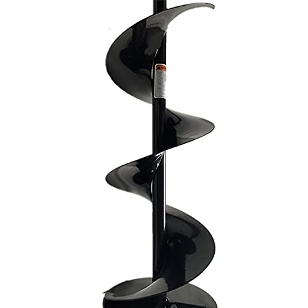 GardenTrax Earth Auger Spiral Drill Bit 8”(D) x 36”(L), Post Hole Digger with 7/8" Drive Shaft W/Fishtail Point