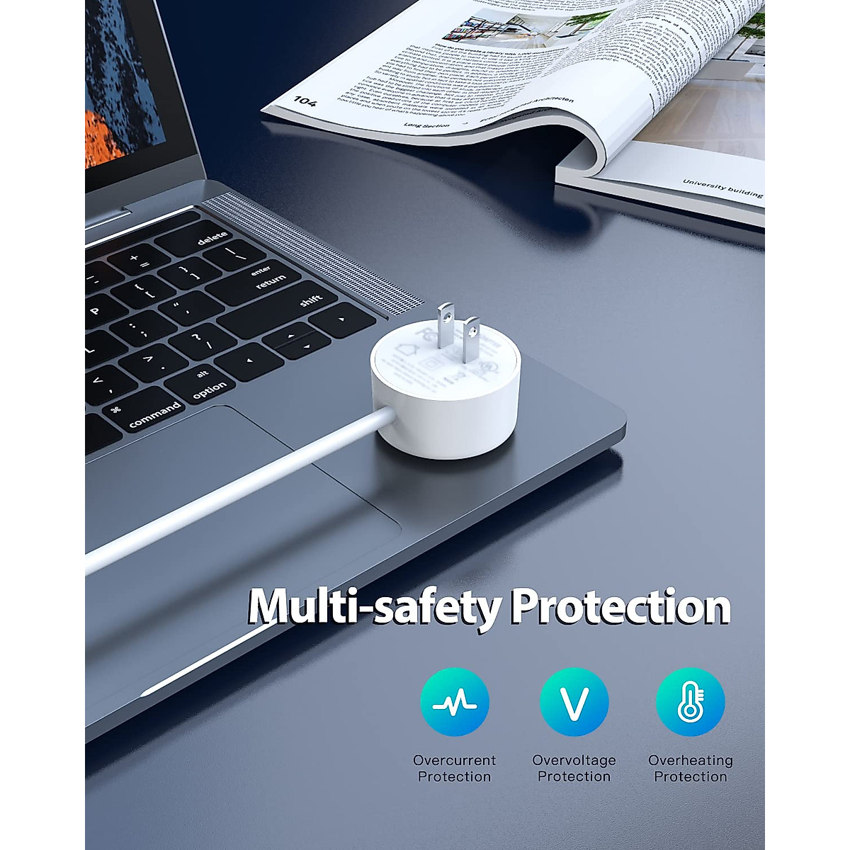 Nest Hub Power Cord 15W Fit for Google Home Hub Nest Hub 2nd Gen GA01331-US Smart Speaker Power Supply Adapter Cord