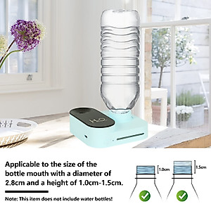 Personal Portable Travel Humidifier Ultrasonic Cool Mist Water Bottle with Auto Shut-Off, Adjustable Travel USB Mini for Car Home Bedroom Office Hotel (Green)