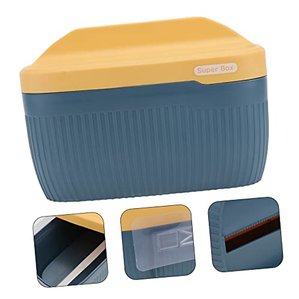 DOITOOL 2 Pcs Roll Toilet Tissue Box Wall Mount Paper Towel Holders Commercial Paper Towels Folding Toilet Napkin Dispensing Box Wall Mount Tissue Dispenser Commodity Wipes Storage Rack