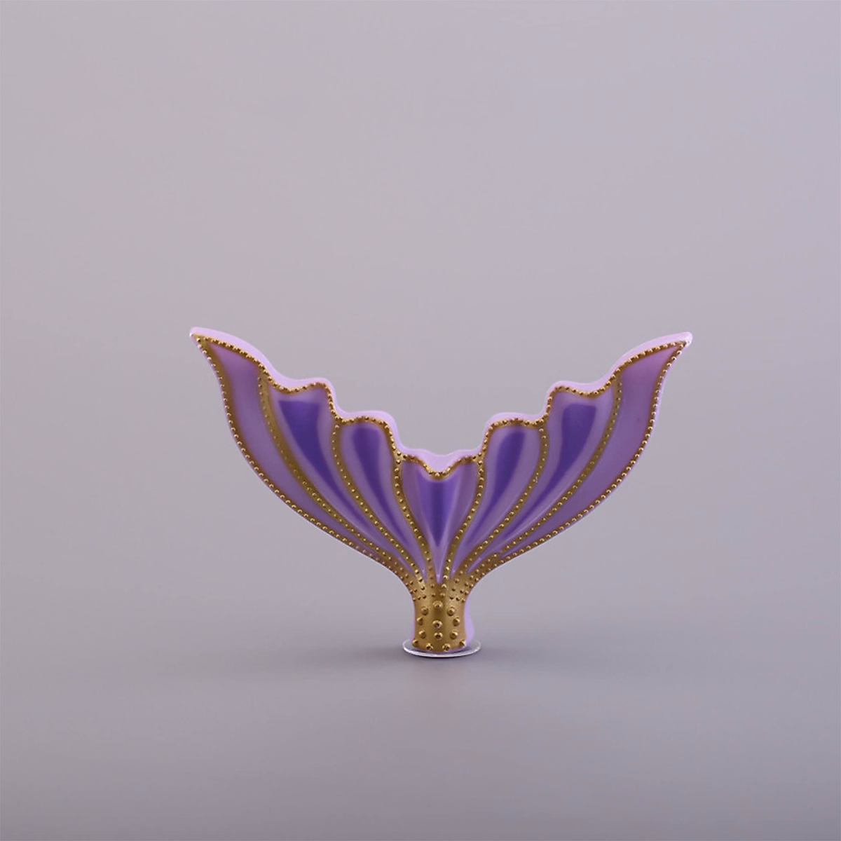 2Pcs mermaid ocean theme cake topper fishtail cake (x2) decoration baby shower children's birthday party cake decoration plug-in