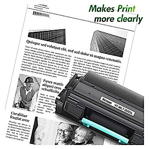 Victoner Compatible Toner Cartridge Replacement for Samsung 203L MLT D203L MLT-D203L MLTD203L Proxpress M3320ND M3870FW M4020ND M3370FD M3820DW M4070FR M4070FX Printer (Black, 2-Pack)