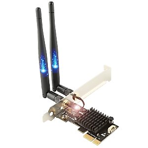 Ubit AC1200 PCIe WiFi Card for PC with BT 4.2 | Dual Band Wireless Network Adapter WiFi Card with Heat Sink Technology | for Gaming, Browsing, Streaming etc