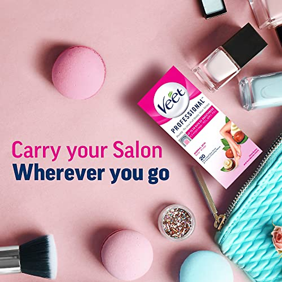 Veet Full Body Waxing Kit for Normal Skin,