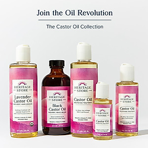 Heritage Store Castor Oil, 16 Ounce