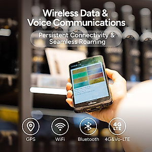 MEFERI ME61 Android Barcode Scanner with Charging Cradle, Equip Zebra SE4710 Scan Engine, PDA Handheld Mobile Computer, 1D 2D QR, Wi-Fi 4G BT GPS NFC, 6" Full-Screen, PDA for WMS