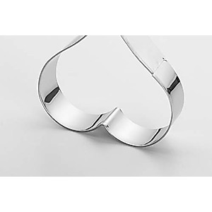 Heart Cookie Cutter Set-6 Pieces in Gratuated Size-Stainless Steel