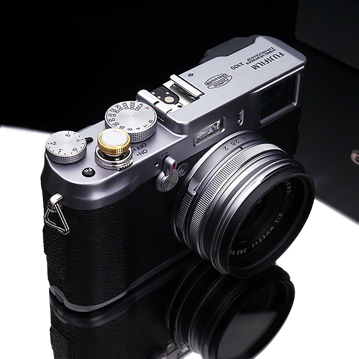 GARIZ XA-SB5 Soft Release Button (Screw) 0.5 inch (12 mm) Half Mirror