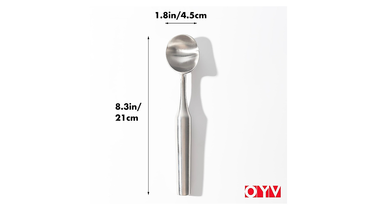 OYV Stainless Steel Ice Cream Scoop - Durable & Easy to Use