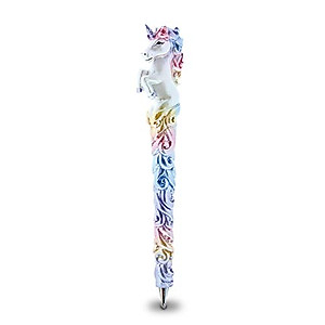 Planet Pens Sparkle Tail Unicorn Novelty Pen - Cute, Unique Kids & Adults Office Supply Ballpoint Pen Fairy Tale Fantasy Writing Pen Instrument For School & Office Desk Decor