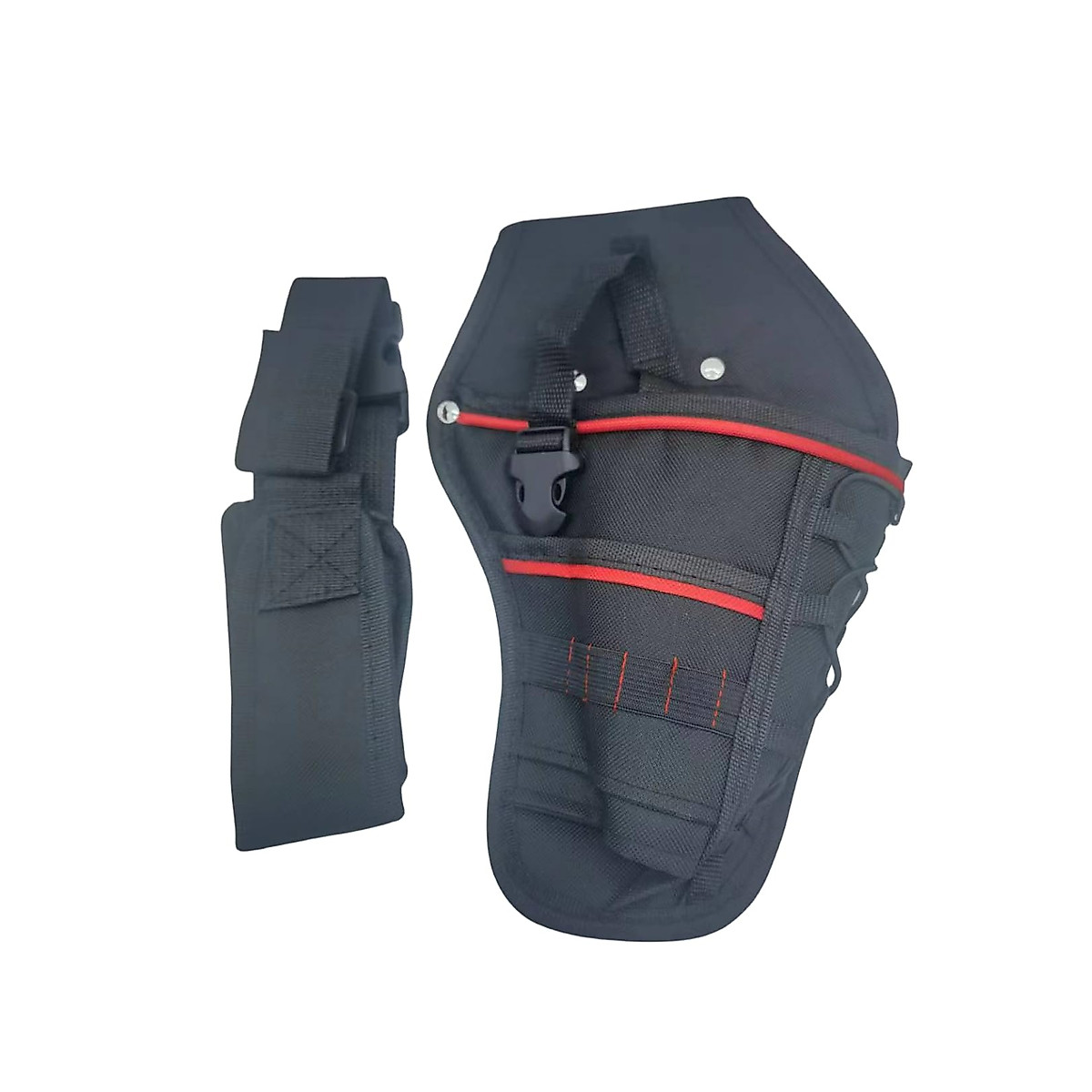 Bioristar Heavy-Duty Impact Driver Holster Specialist Driver Tool Bag Drill Holster Accessory Pockets for Tool and Bit Storage