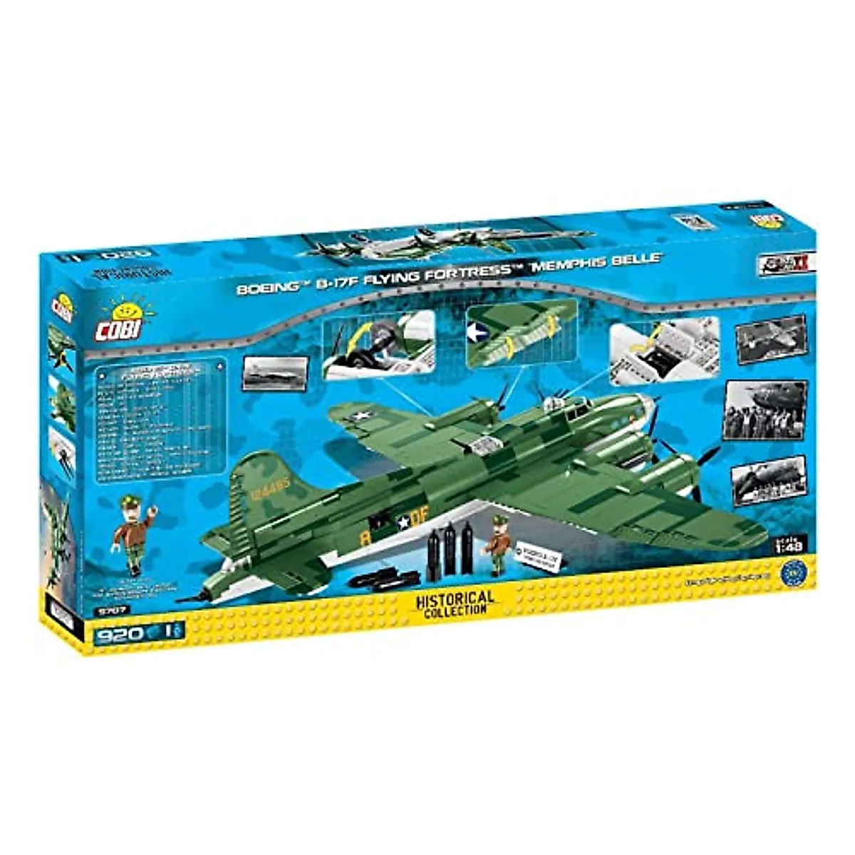 COBI Historical Collection Boeing B-17F Flying Fortress Memphis Belle Plane