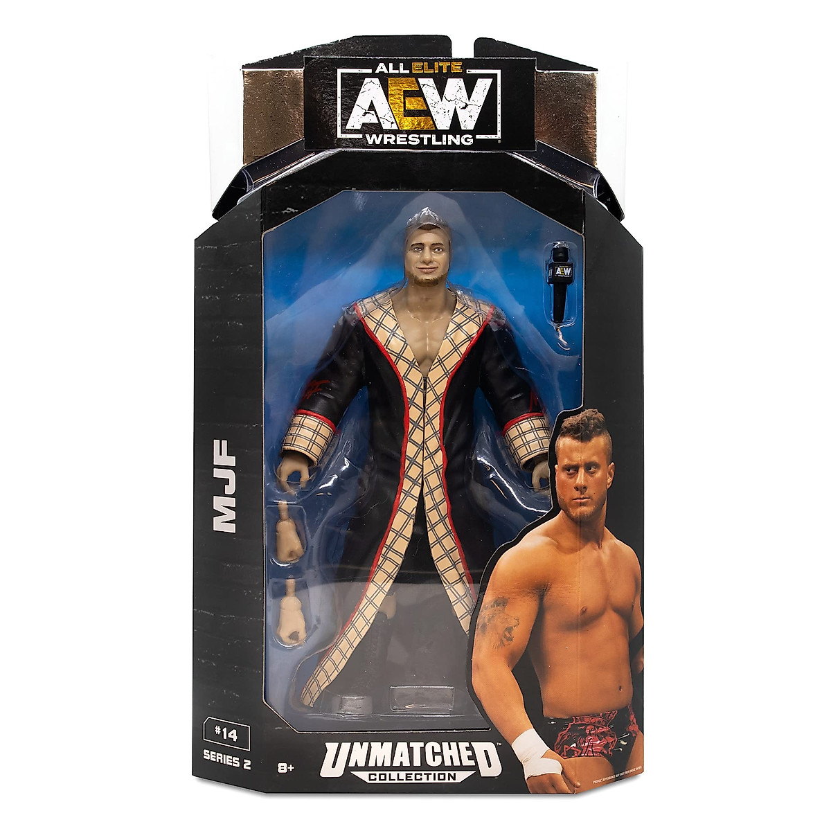 Ringside MJF - AEW Unmatched Series 2 Toy Wrestling Action Figure