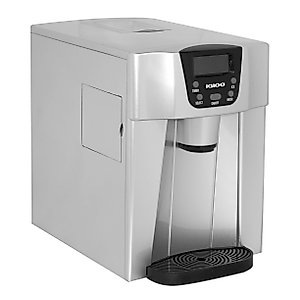 Frigidaire EFIC227-2 in 1 Water Dispenser with Ice Maker - 2 Size Ice Cube - LCD Display- Compact Size - Silver