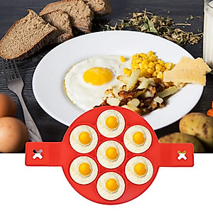 Fdit 2pcs Silicone Pancake Non-Stick Egg Shaper Frying Pan Ring Maker Accessory DIY Kitchen Utensils