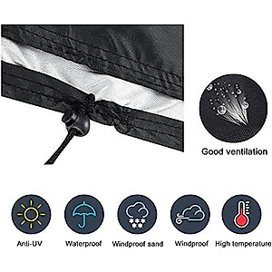 Patio furniture covers，Outdoor furniture cover, Patio furniture covers waterproof,Patio furniture covers for patio furniture (Rectangular 74“L x 47“W x 28”H)