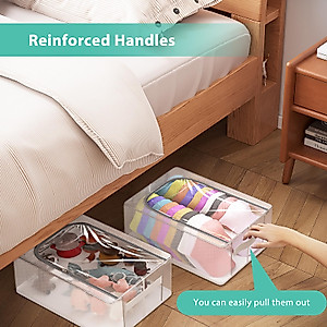 JOYSTOR Steel Frame Hat Organizer for Baseball Caps, Stackable Hat Storage with lid for Closet, PVC Foldable Hat Holder