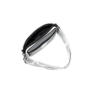 Haute Shore - Drew Femme Crossbody Steel Gray W White & Silver Stripe