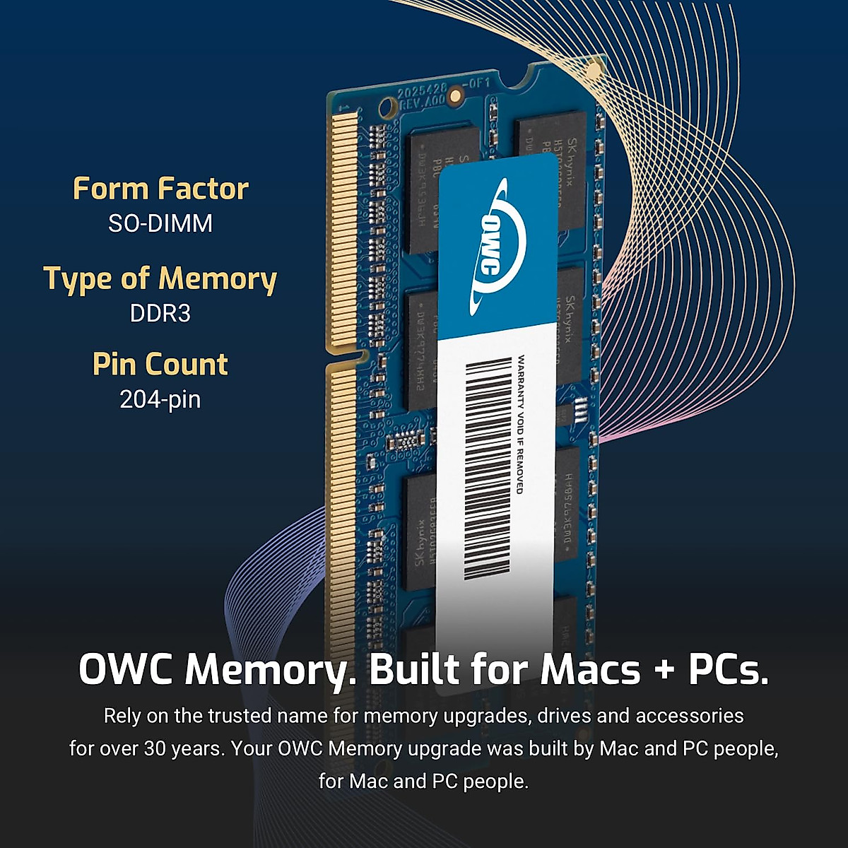 OWC 8 GB (2 X 4GB) ram PC8500 DDR3 1066MHz sodimm 204-pin Memory RAM Upgrade Kit, (OWC8566DDR3S8GP), Compatible with MacBook Pro, MacBook, Mac Mini and iMac (OWC8566DDR3S8GP)