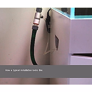 QANVEE Inline CO2 Atomizer Diffuser Aquarium Planted Tanks Aquascape (M2 (16/22MM))