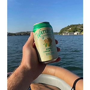 Waterloo Sparkling Water, Ginger Citrus Twist Naturally Flavored, 12 Fl Oz Cans (Pack of 12) – Zero Calories and Zero Sugar or Sweeteners of Any Kind
