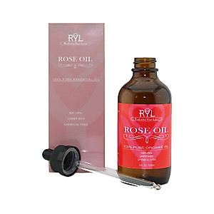 Radiate Your Love Rose Essential Oil, Large 4 Fluid Ounce, 100% Pure Therapeutic Organic Grade, Aromatherapy, Relaxation, Skin Therapy, Perfume & Diffusers