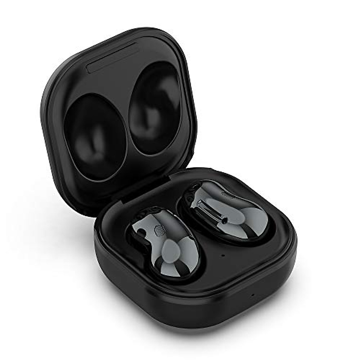 Wired Charging Case Compatible for Samsung Galaxy Buds Live, Charger Case Dock Station for Galaxy Buds Live SM-R180 (Black)