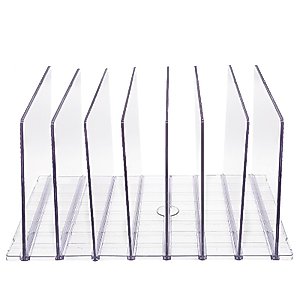 Generic 8PCS Purse Organizer for Closet,Adjustable Clear Shelf Dividers Purse Bag Divider for Closet Organizer,Handbag Organizers for Closets, SNTN1, transparently