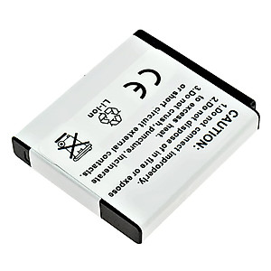 Synergy Digital Digital Camera Batteries, Compatible with Fujifilm NP-50, NP-50A Digital Camera Batteries (li-ion, 3.7V, 1000 mAh), Set of 2
