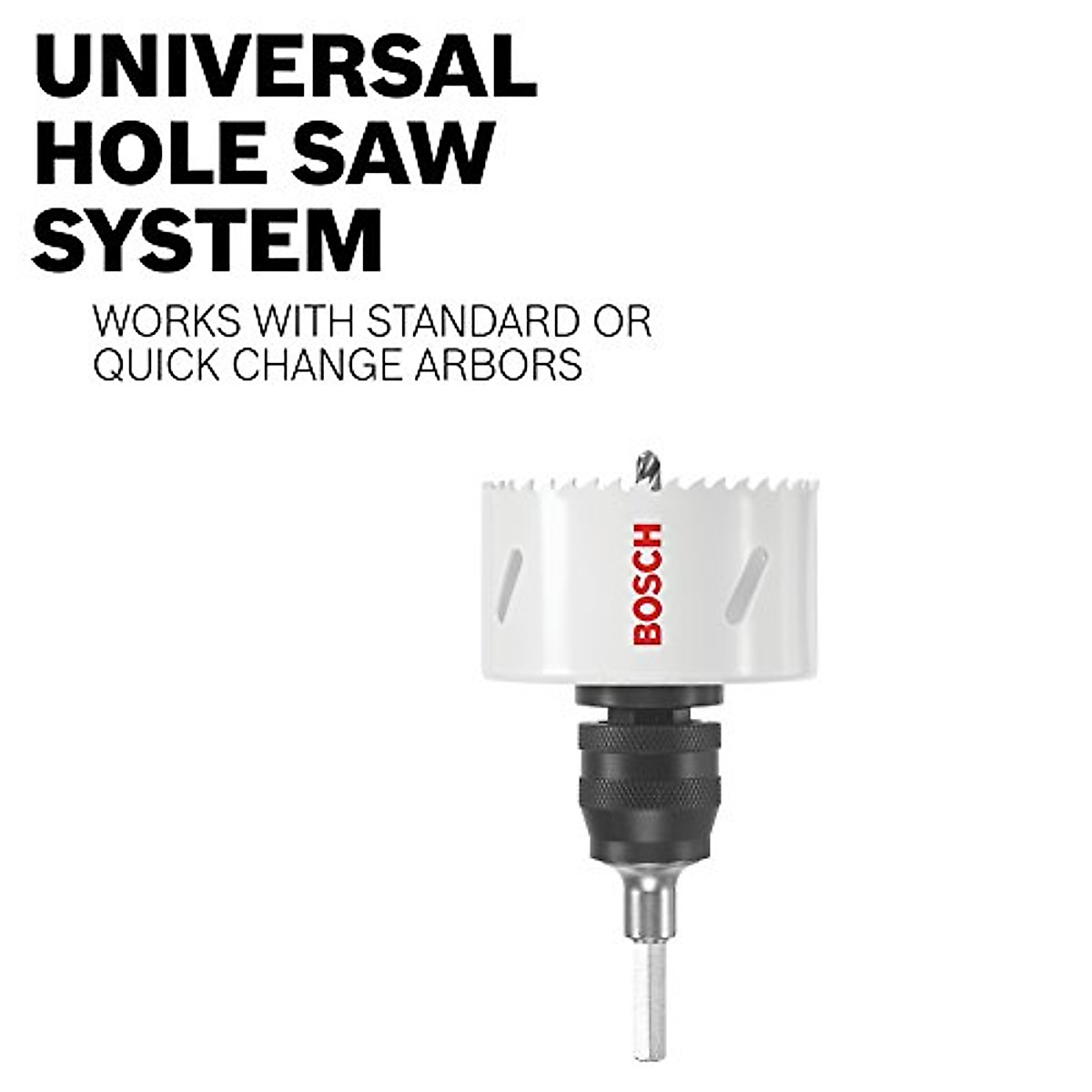 BOSCH HB187 1-7/8 In. Bi-Metal Hole Saw , White