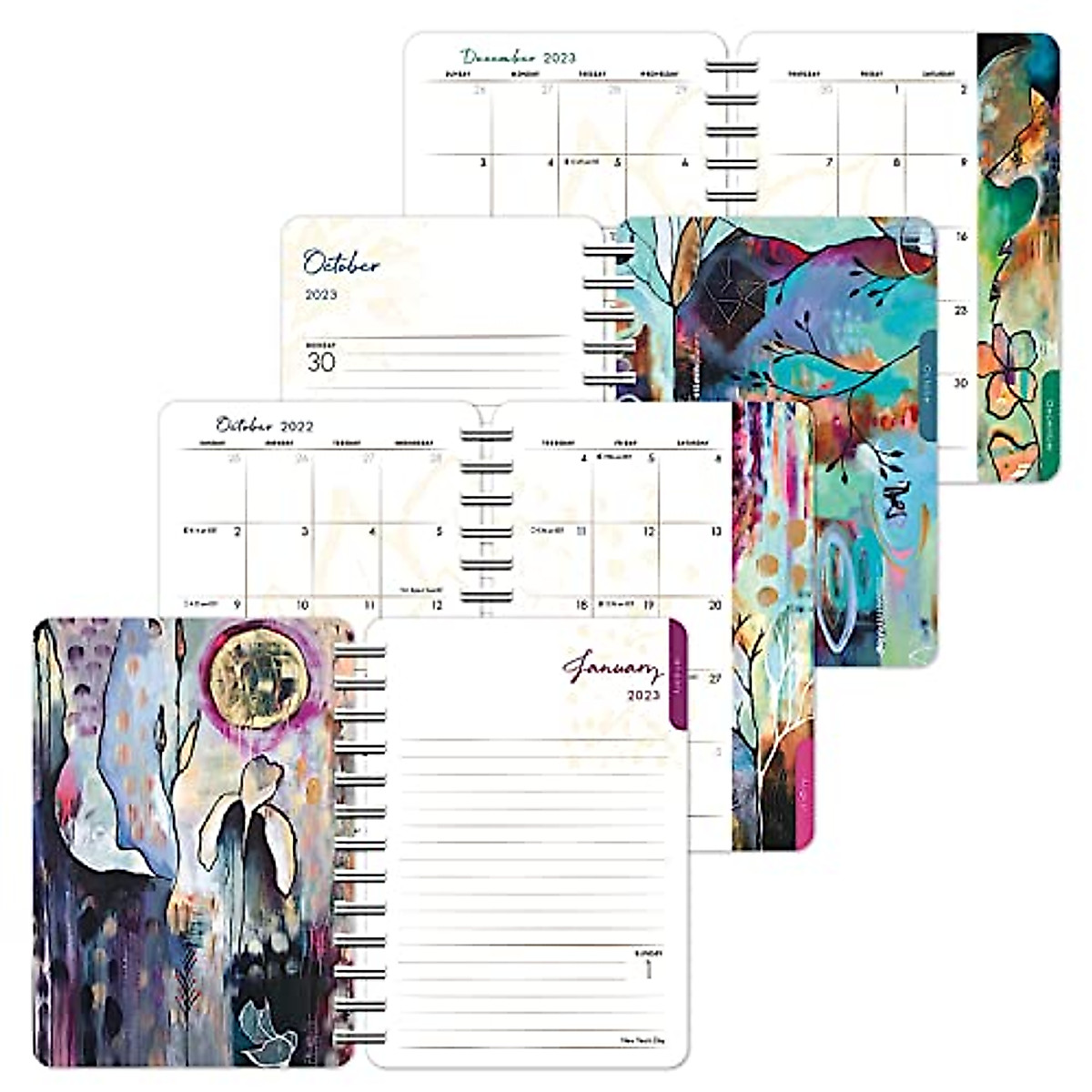 Creative Revolution 2022 - 2023 Weekly Planner: On-the-Go 17-Month Calendar with Pocket (Aug 2022 - Dec 2023, 5" x 7" closed)