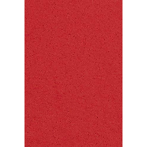 Amscam Round Plastic Party-tablecovers, 84", Apple Red
