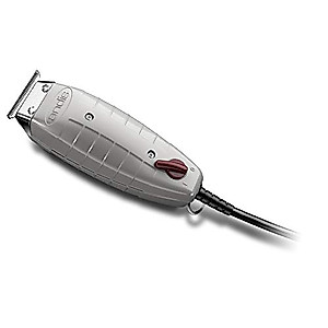 Andis 04710 Professional T-Outliner Beard & Hair Trimmer for Men with Carbon Steel T-Blade, Bump Free Technology – Corded Electric Beard Trimmer - Grey