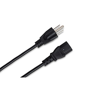 Hosa PWC-148 IEC C13 to NEMA 5-15P Power Cord, 8 Feet
